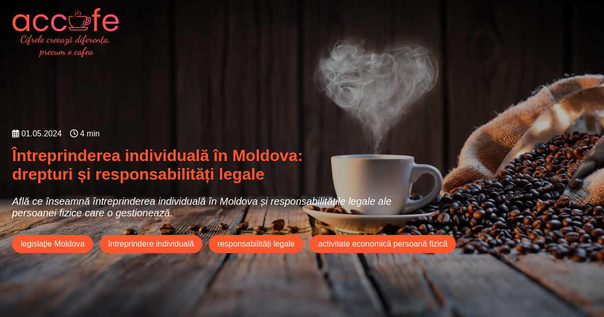 Întreprinderea individuală în Moldova: drepturi și responsabilități legale